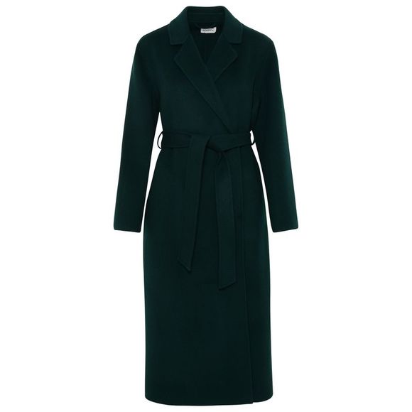 P.A.R.O.S.H. | Jackets & Coats | Parosh Green Wool Leak Coat | Poshmark